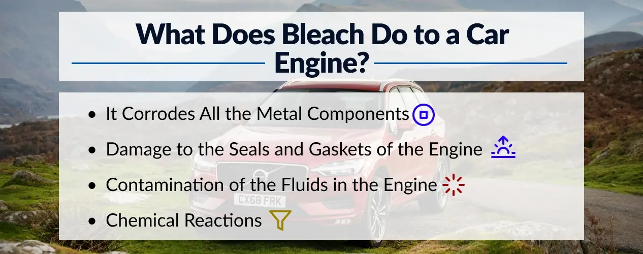 How Bleach Can Destroy Your Car Engine