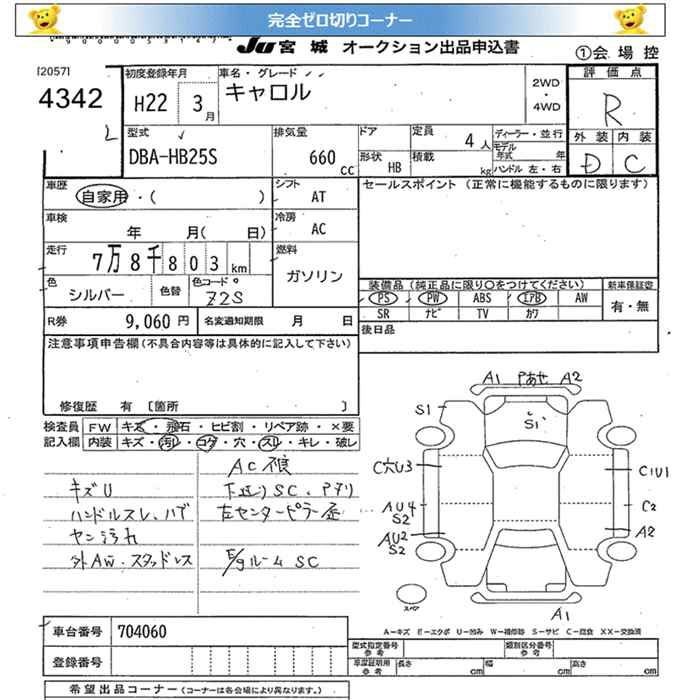 2010 Mazda Carol | 660 cc Petrol | AT | SAT Japan Auction
