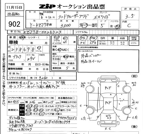 1994 Toyota Land Cruiser Prado | 3000 cc Petrol | AT | SAT Japan Auction