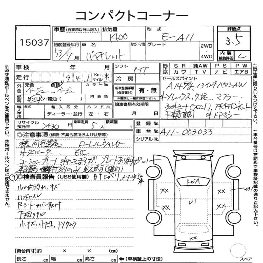 1978 Nissan Nissan Others | 1400 cc Other | MT | SAT Japan Auction