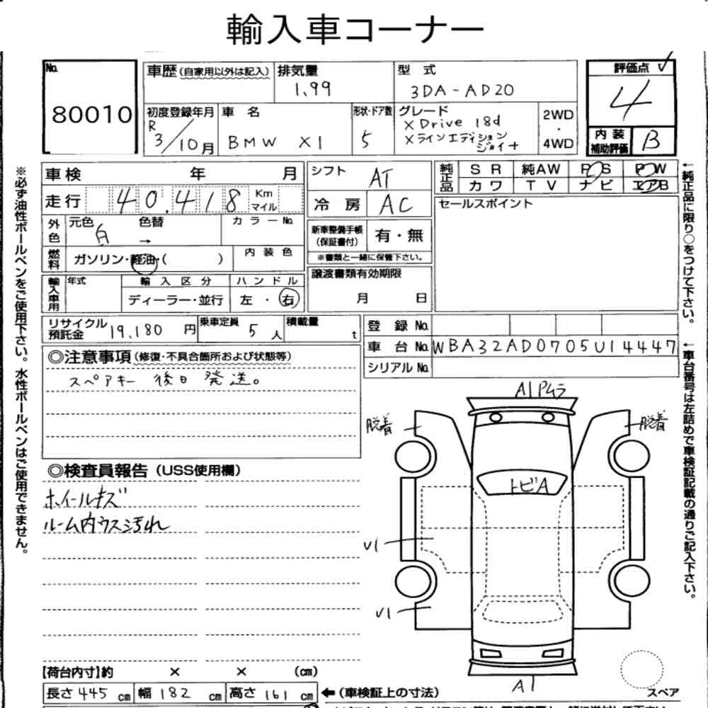 2021 Bmw X1 | 2000 cc Other | AT | SAT Japan Auction
