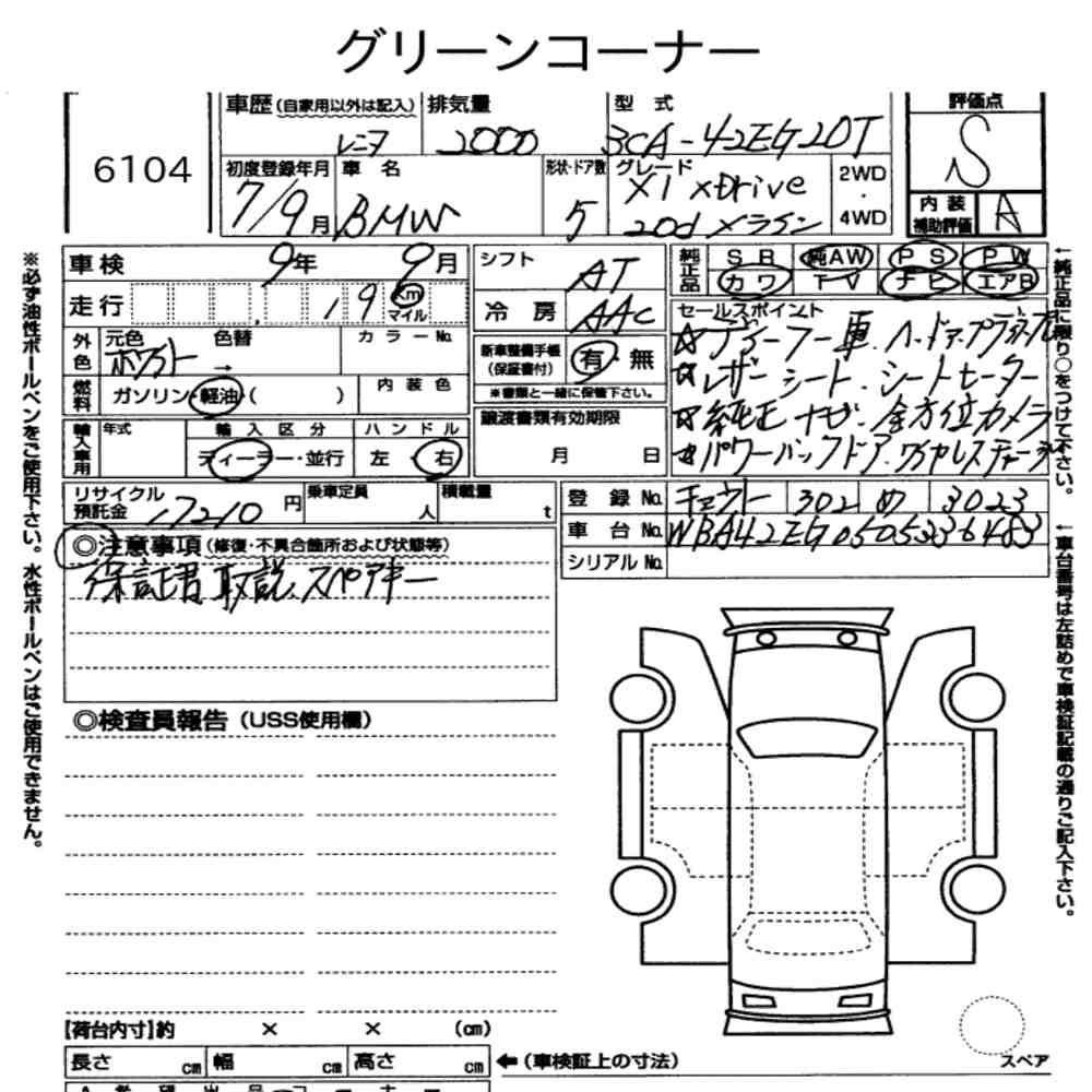 2025 Bmw X1 | 2000 cc Other | AT | SAT Japan Auction
