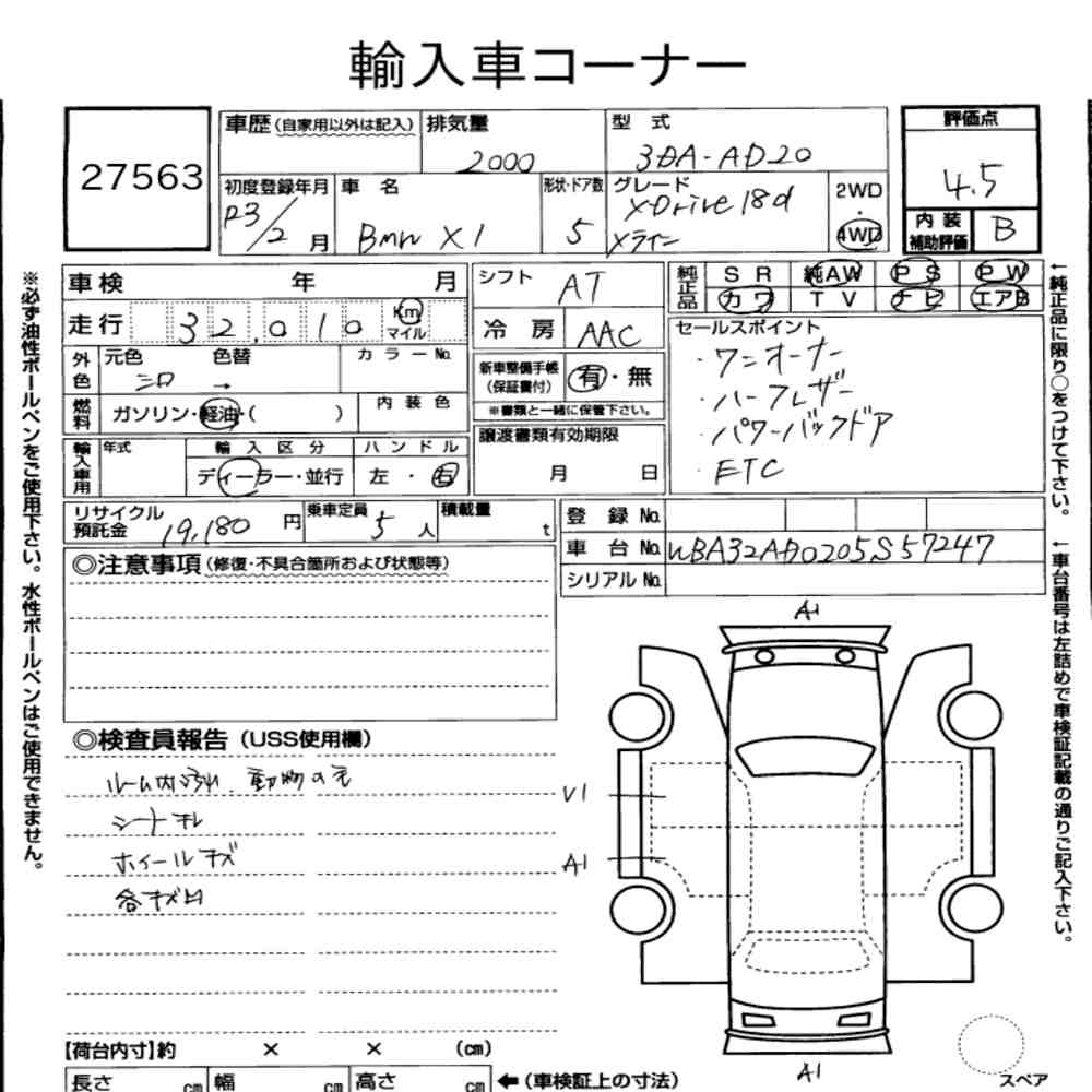 2021 Bmw X1 | 2000 cc Other | AT | SAT Japan Auction